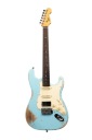 Gitara Elektryczna Henry'ego - Snake Python ST-1 Strat Blue Relic 17353509598 - Sklepy, Opinie ...