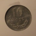 Moneta 10 groszy 10 GR GROSZY 1971 - GRADING GCN MS68 - MAXXX NOTA z ...