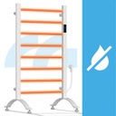 ELEKTROMOS FÜRDŐSZOBAI RADIÁTOR FALI LÉTRA ÁLLÓ TERMOSZTÁT 200W za ...