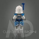 Custom kama i pauldron do LEGO Clone ARC Trooper 501st Legion • Cena ...