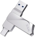 Pendrive SSK 128GB Metalowy 2 w 1 USB-C + USB 3.2 Android MacBook Windows - Sklep, Opinie, Cena ...