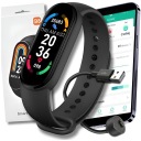 SMARTWATCH M8 ZEGAREK MĘSKI DAMSKI OPASKA SPORTOWA KROKI PULS ...