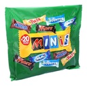 ZESTAW Mini batony Mars Snickers Bounty Twix Milky Way MINIS 400g DE ...