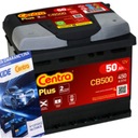 Akumulator Centra Plus 50Ah 450A CB500 Nowy Model PRAWY + 3661024014519 ...