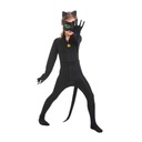 STRÓJ CZARNY KOT 110/116 Rozmiar M KOSTIUM KARNAWAŁ PRZEBRANIE BAL ...