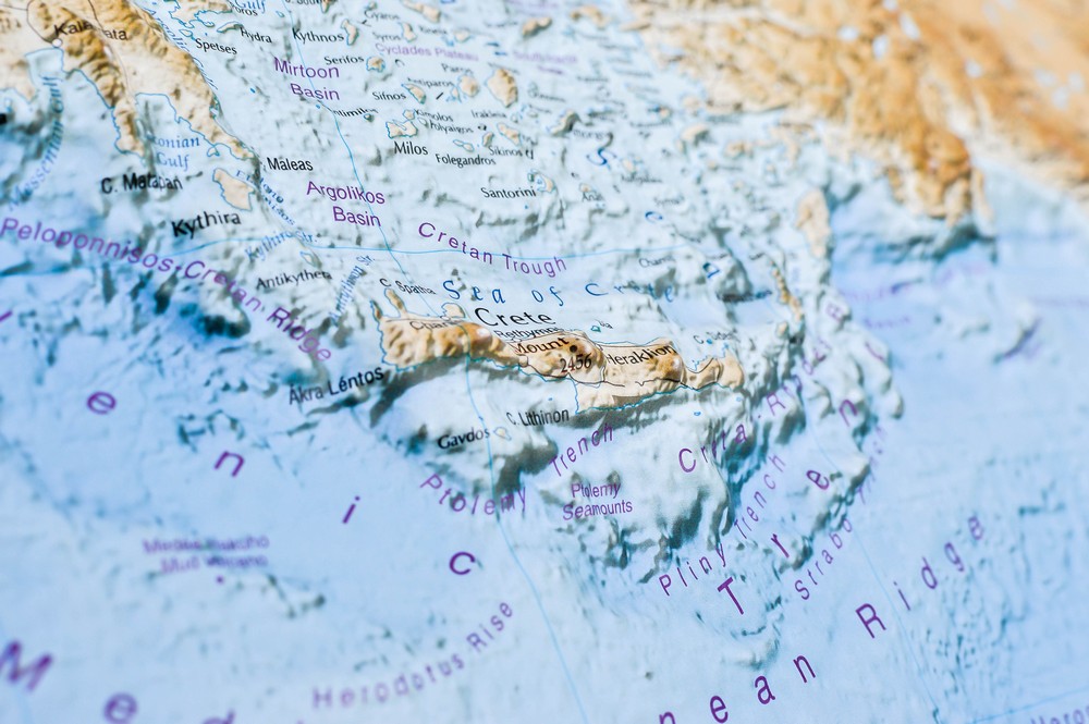 MORZE ŚRÓDZIEMNE 3D MAPA PLASTYCZNA TRÓJWYMIAROWA 7335727264 - Allegro.pl