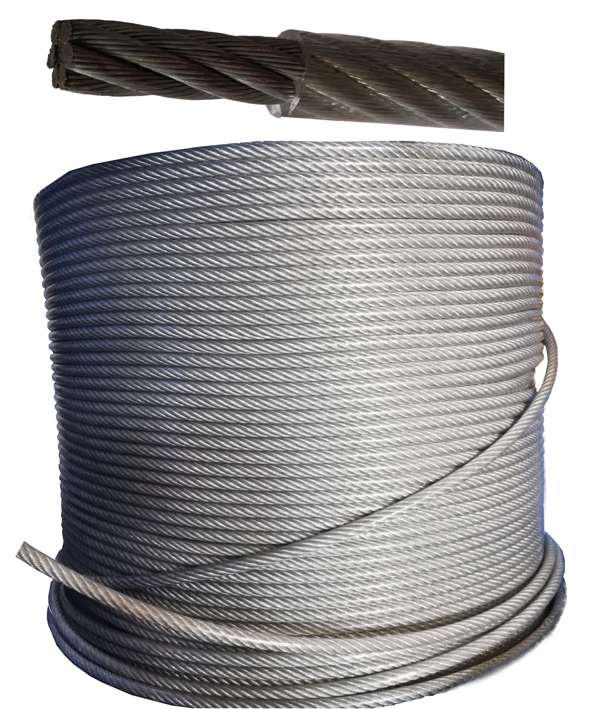 Lina Linka stalowa PCV 6/8 8mm 7x19 ocynk 1mb 6mm 8357234273 - Allegro.pl