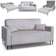 Sofa Funkcja Spania Boucle - Kanapy, sofy i wersalki z pojemnikiem na ...