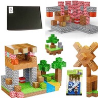 Kostky Minecraft - Magnetické stavebnice pro děti - Allegro