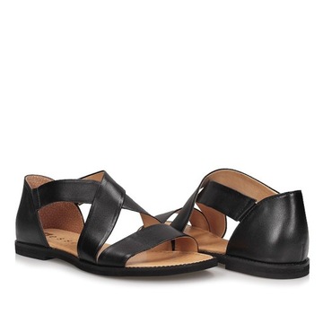 Sandały Czarne Nessi - Niska cena na Allegro.pl