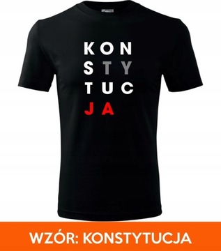 Koszulka Męska z Nadrukiem Konstytucja - T-shirty męskie - Największy wybór koszulek męskich ...