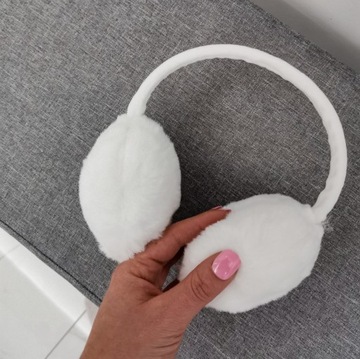 Nauszniki Damskie Białe - Niska cena na Allegro.pl