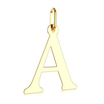 Złota Zawieszka Literka a - Niska cena na Allegro.pl