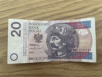 Banknot 20 pln radar - Allegro Lokalnie