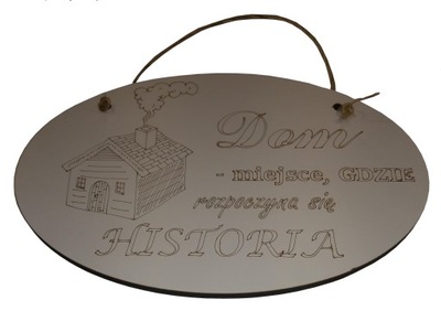 Tabliczka drewniana z napisem na Allegro - kupuj taniej online