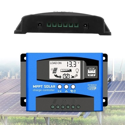 SOLARNY REGULATOR 100A 12V/24V STEROWNIK ŁADOWANIA MPPT USB - 17019214811 - oficjalne archiwum ...