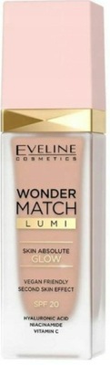 EVELINE podkład fluid WONDER MATCH 20 Med. Beige - 9934625813 - oficjalne archiwum Allegro