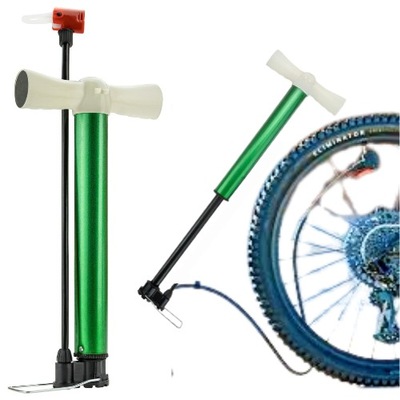 Pompka rowerowa metalowa stojąca nożna do roweru - 12026382904 ...