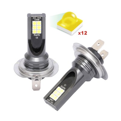 ŻARÓWKI LED H7 CSP ŻARÓWKA LEDY LAMPA HOMOLOGACJA - 13343556538 ...