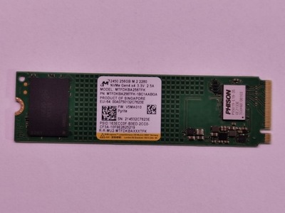 DYSK SSD M.2 MICRON 1100 256GB M.2 MTFDDAV256TBN - 11510055927 ...