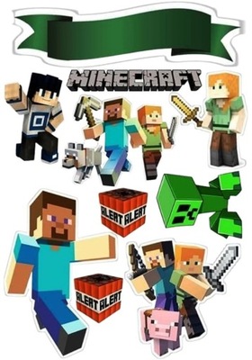 Opłatek na tort topper Sonic + zestaw postaci 12655025625 - Allegro.pl