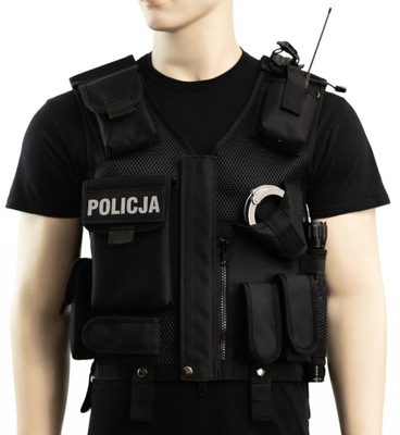 Kamizelka policyjna MORATEX czarna - 11901656239 - oficjalne archiwum ...