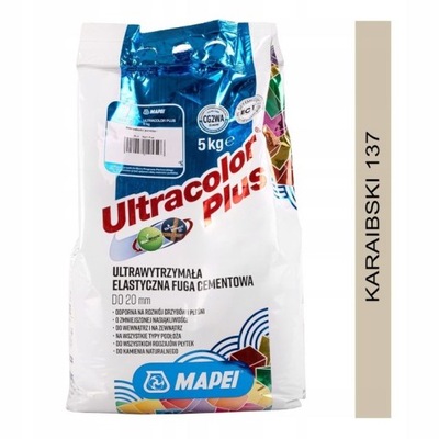 MAPEI Fuga Ultracolor Plus 137 KARAIBSKI 5kg - 11787033530 - oficjalne ...