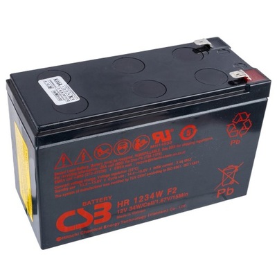 Akumulator żelowy 12V 9Ah CSB UPS12460 F2 - 12626801112 - oficjalne ...