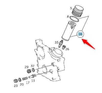 MERCEDES ACTROS, ECONIC FILTR OLEJU A0004810559 - 8399817235 ...