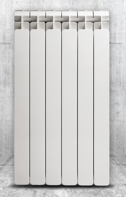 GRZEJNIK ALUMINIOWY H800 wysoki, 5 żeber, WŁOSKI ! - 3077996434 ...