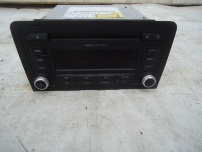 FABRYCZNE RADIO CONCERT AUDI A3 8P Z KODEM - 7634085093 - oficjalne archiwum Allegro