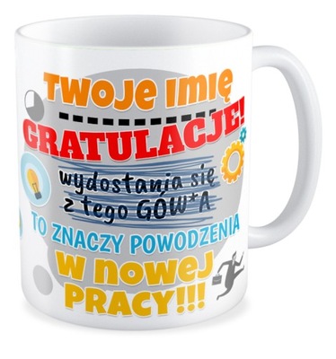 Kubek Prezent Pożegnanie Koleżanki Kolegi z Pracy - 10940163175 - oficjalne archiwum Allegro