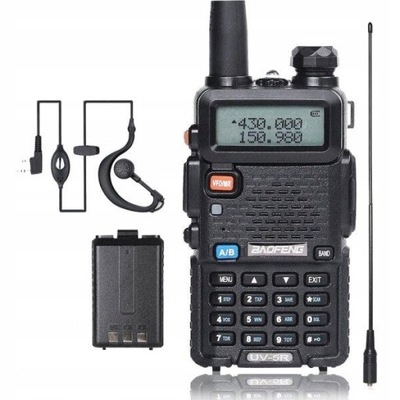 RADIOTELEFON KRÓTKOFALÓWKI BAOFENG UV-5R 5W PMR FM - 13077025252 ...