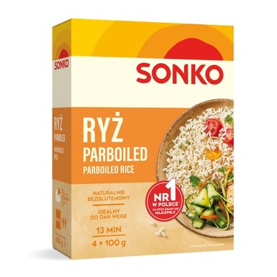 SONKO RYŻ PARBOILED Z DZIKIM 4X100G - 2sztuki - 13051050817 - oficjalne ...