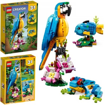 LEGO Creator 31136 Egzotyczna papuga 3w1 Prezent - 13669444902 ...