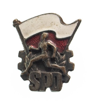 odznaka BSPO z wyróżnieniem Bądź Sprawny do Pracy i Obrony socjalizm ...