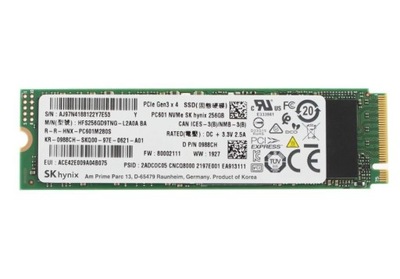 Dysk SSD M.2 2280 PCIe NVMe SK HYNIX PC601 256GB HFS256GD9TNG-L5B0B ...