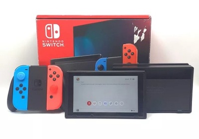 Konsola Nintendo Switch Joy-Con Red Blue WiFi - 12736903140 - oficjalne ...