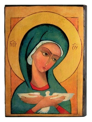 Ikona Pneumatofora Matka Boża niosąca Ducha Św. - 7655620248 ...