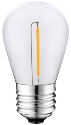 Żarówka do girland 0,5W amber ciepła LED E27 - 12233908576 - oficjalne archiwum Allegro