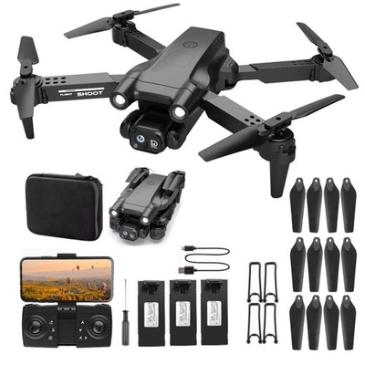 DRON F185 PRO KAMERY 4K WIFI HD ZABAWKA ZAWIS 250m - 12255729698 ...