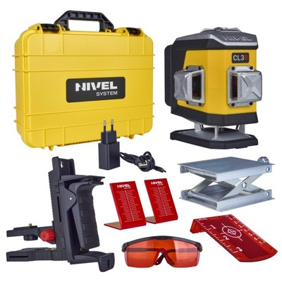Laser krzyżowy Nivel System CL3D + statyw SJJM1EX - 12741001717 ...