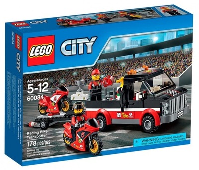 8semka LEGO CITY 60084 TRANSPORTER MOTOCYKLI MOTOR - 7972735353 ...