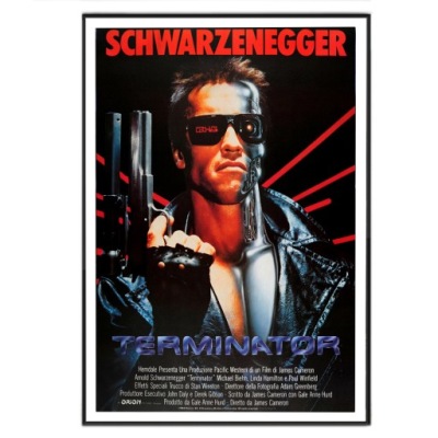 PLAKAT FILMOWY TERMINATOR SCHWARZENEGGER FORMAT A3 - 12838341759 ...
