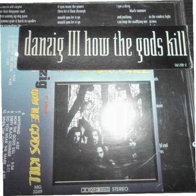 DANZIG Danzig III - How The Gods Kill RARE PRESS 2013 idealna DIAMOND ...
