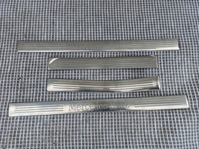MERCEDES W212 MOULDINGS TRIMS FOR SILLS CHROME 4 SZT. 2126860936