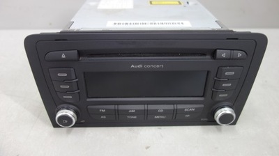 RADIO CD AUDI CONCERT 8L0035186G AUDI A3 8L LIFT - 12321907045 - oficjalne archiwum Allegro