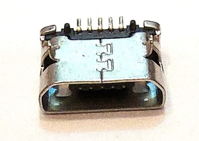 GNIAZDO MICRO USB TYP B MONTAŻ SMD GSM 5PIN DO LUTOWANIA PŁYTY TABLET ...