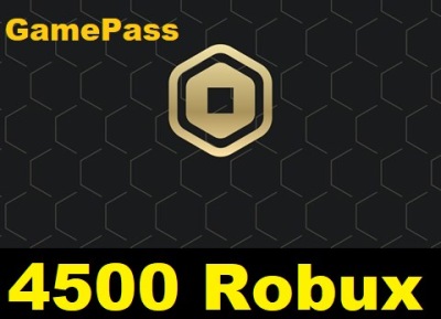 ROBLOX ROBUX 4500 SZTUK 4500RS 4.5K ROBUXÓW ROBUXY GAMEPASS - Stan ...