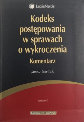 KODEKS WYKROCZEŃ KODEKS POSTĘPOWANIA W SPRAWACH O - 12699780615 ...